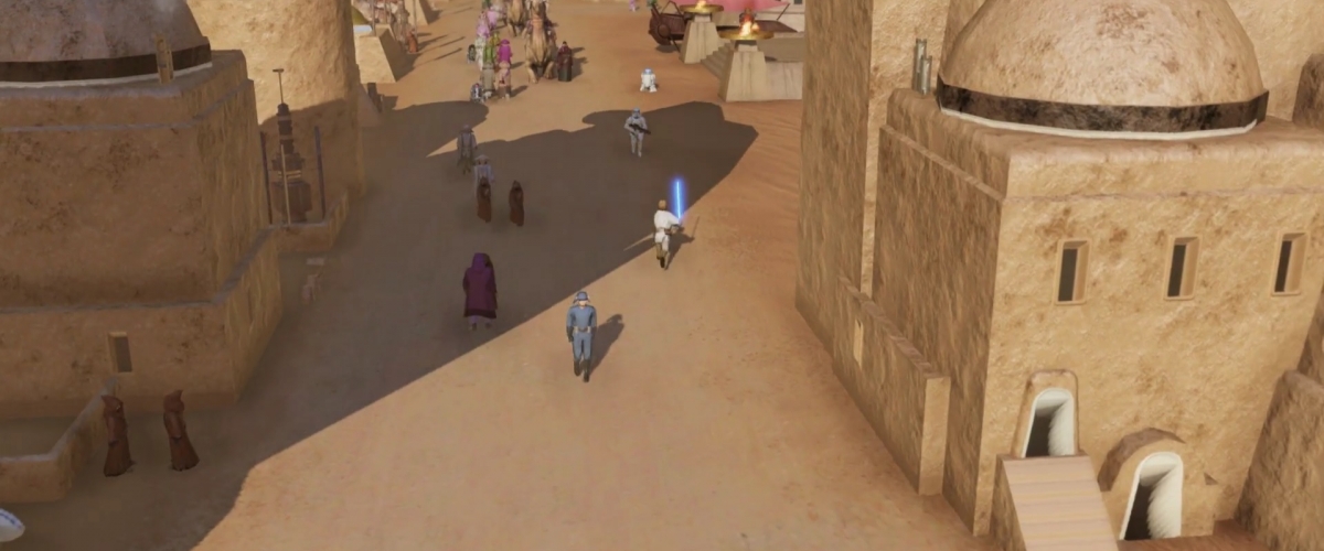 Footage from unannounced Star Wars RTS shows characters and ships ...