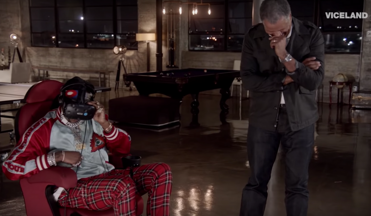 Rapper 2 Chainz demos a dope VR setup featuring $3 million worth of ...