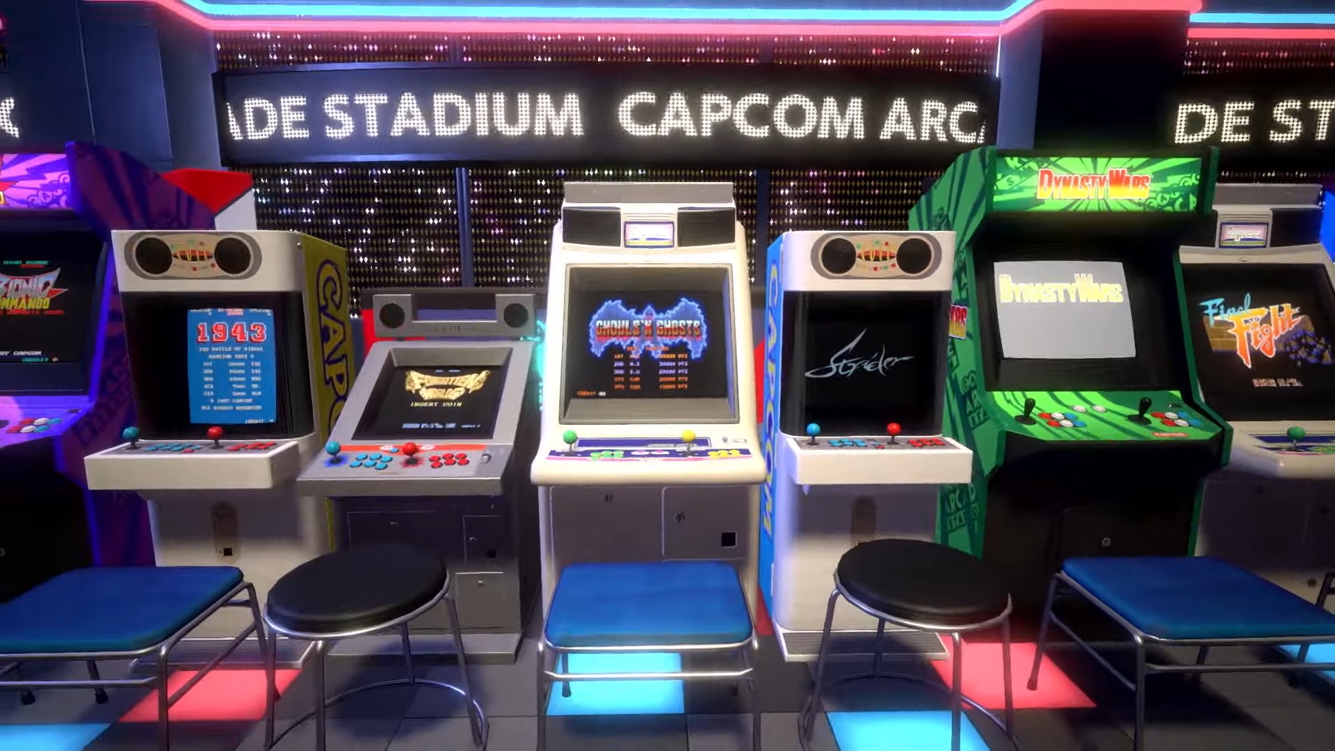 Capcom Arcade Stadium Revealed For Nintendo Switch At The Game Awards