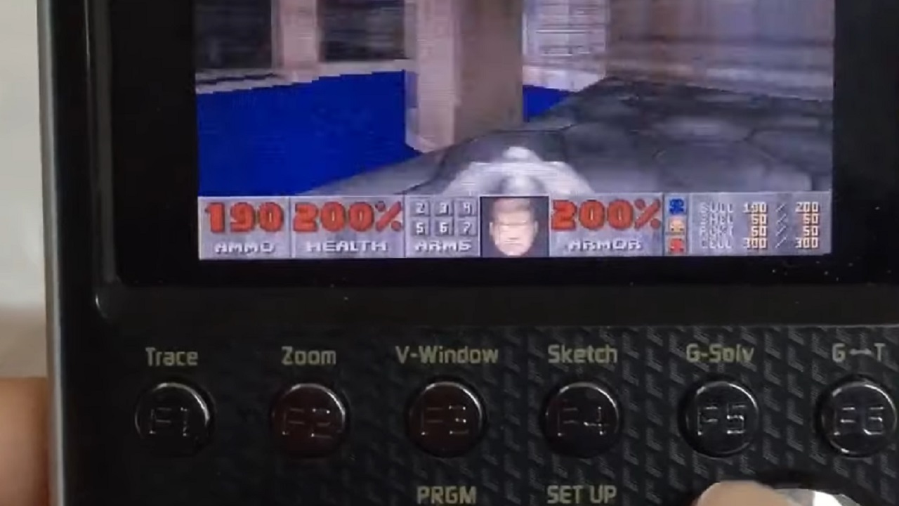 Programmer Gets Doom Working In Full Color 17FPS On A Casio Calculator 