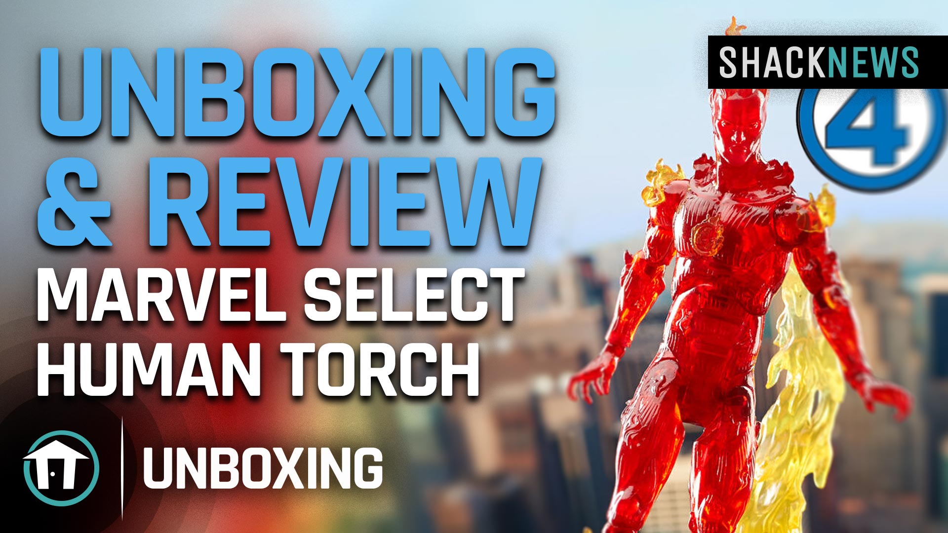 Unboxing & Review: Marvel Select Human Torch | Shacknews