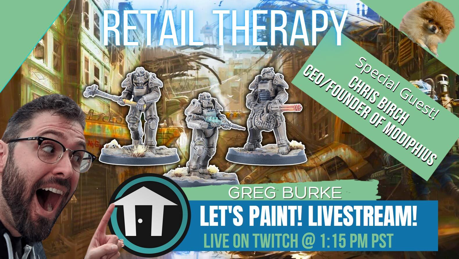 ShackStream: Retail Therapy Ep. 3: Painting Minifigs with Modiphius ...