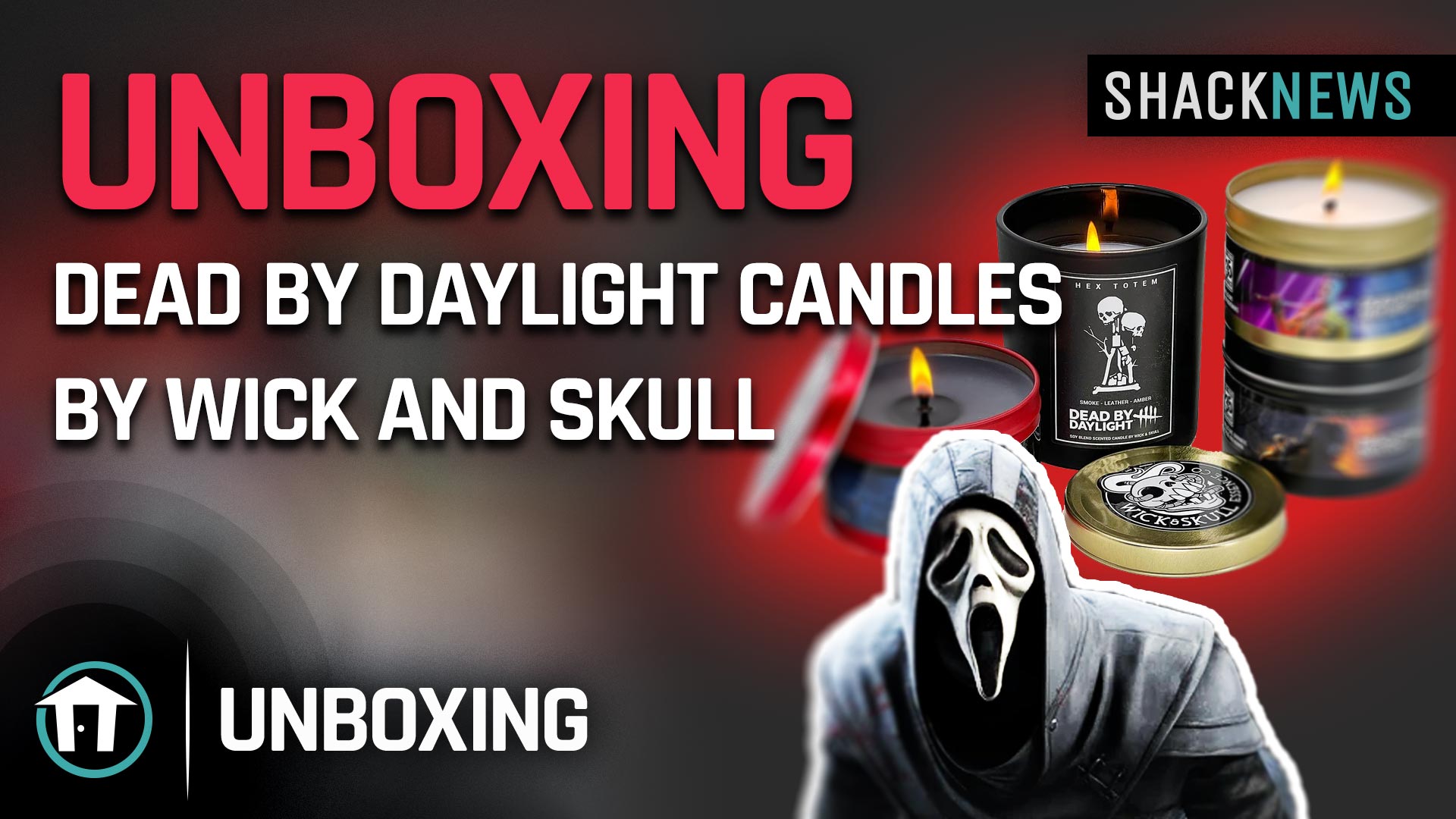 Unboxing spooky Dead By Daylight candles by Wick & Skull | Shacknews
