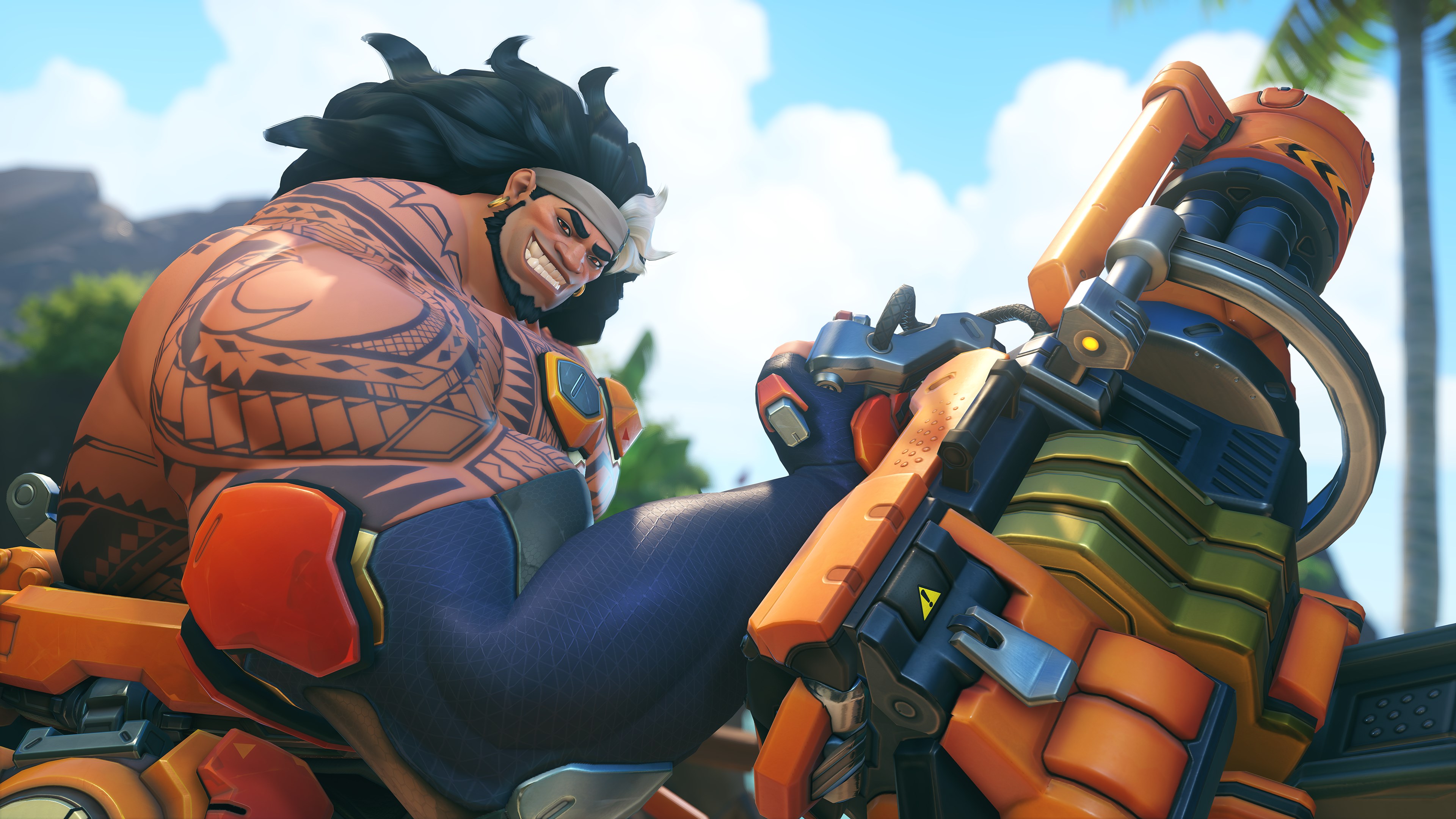 Overwatch 2's Mauga is a big bully in the vein of Team Fortress 2's ...