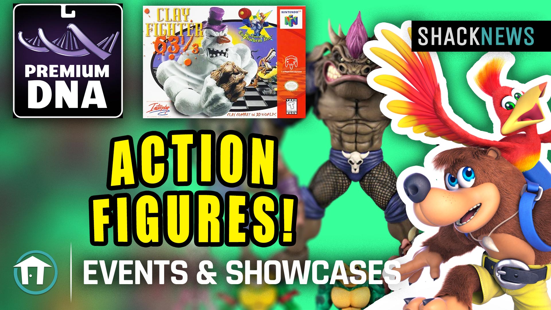 Premium DNA Toys shows off Clay Fighter, Battletoads & Banjo Kazooie ...