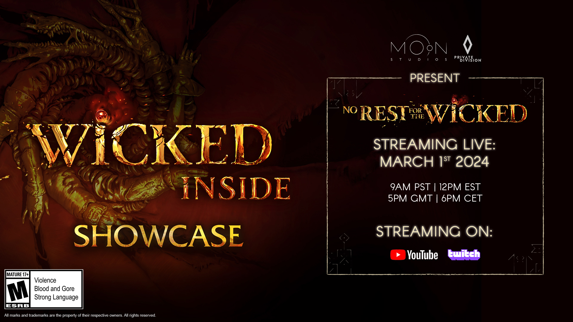 Watch the Wicked Inside Showcase here | Shacknews