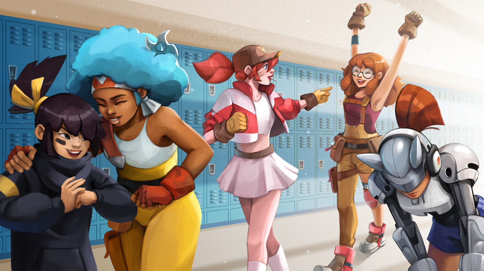 Ra Ra Boom is a surprisingly sincere brawler about ninja space cheerleaders saving the day ...