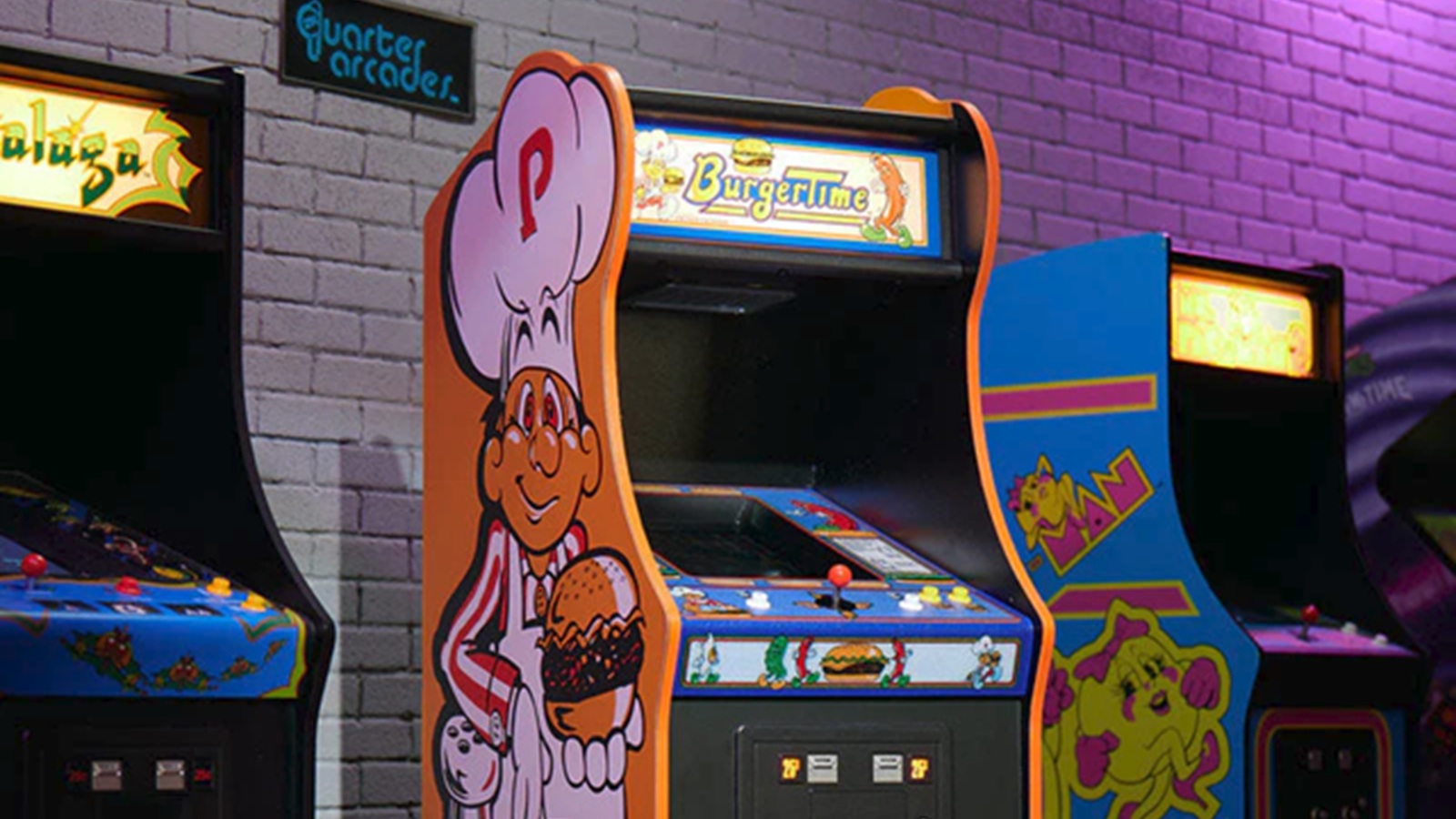 Quarter Arcades Official Data East BurgerTime Quarter Size Arcade ...