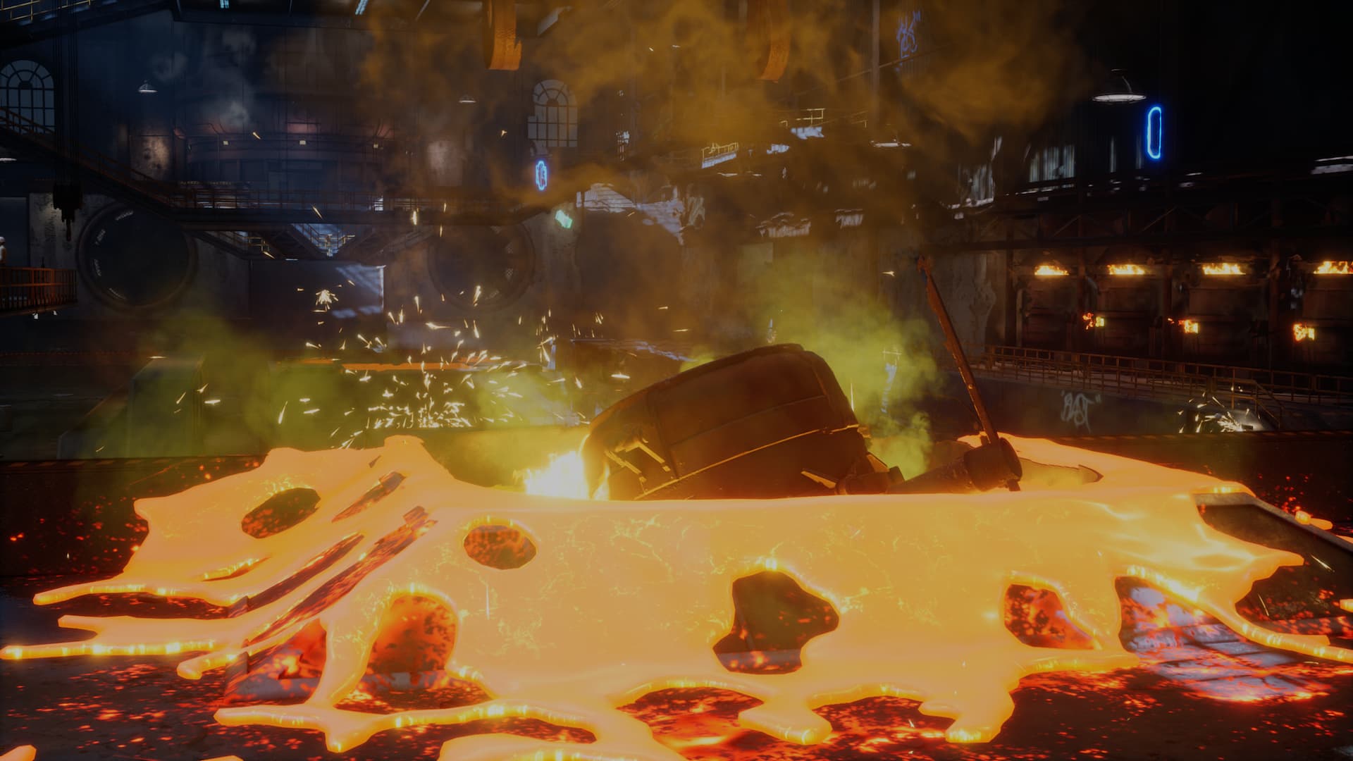 How to grind the molten bucket on Foundry - Tony Hawk's Pro Skater 3+4 ...