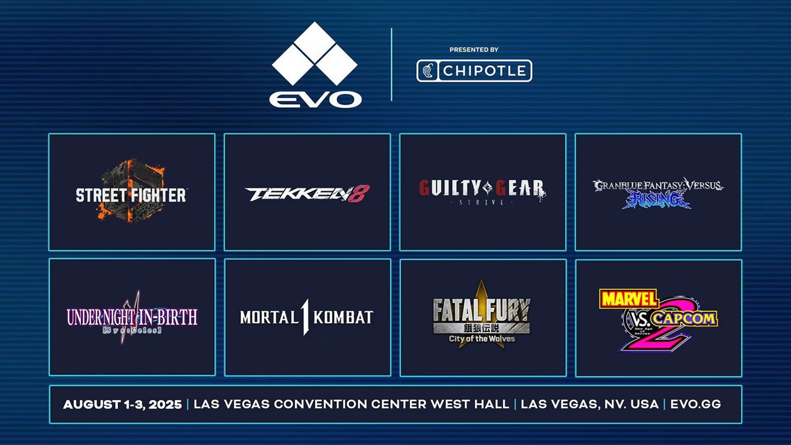 EVO 2025: Schedule, brackets, prize pool, games & where to watch ...