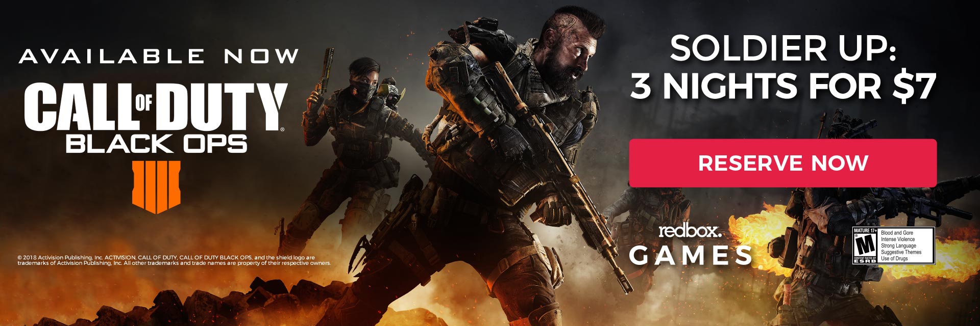 Rent Call of Duty: Black Ops 4 With Redbox | Shacknews