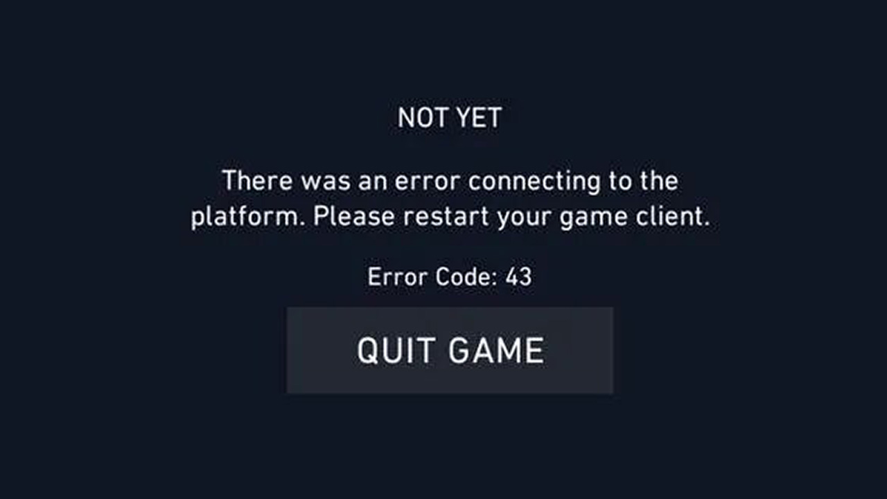Error Code 43 Fix Valorant Shacknews