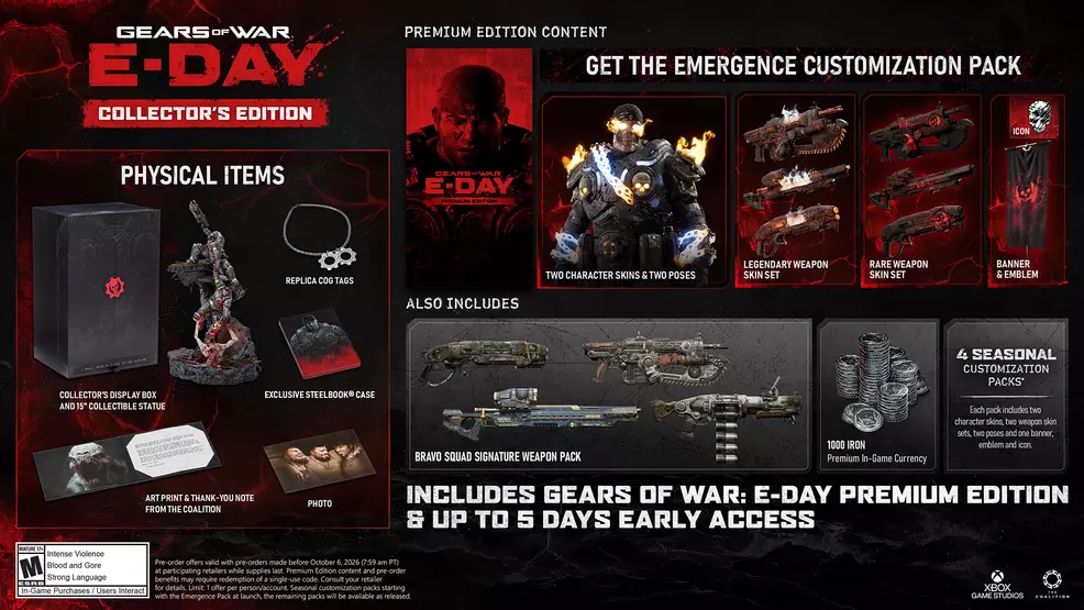 Gears Of War E Day Pre order And Editions Guide Shacknews gears-of-war-e-day-pre-order-and-editions-guide-shacknews